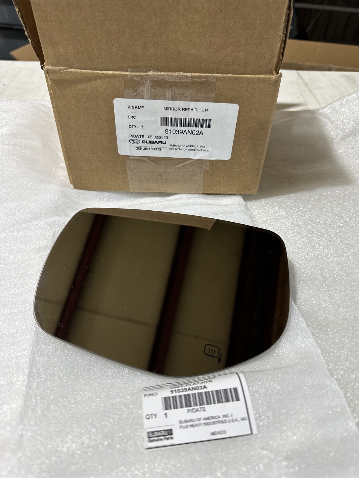 2020-2024 Subaru Legacy & Outback Driver Side Mirror Glass - 91039AN02A ...