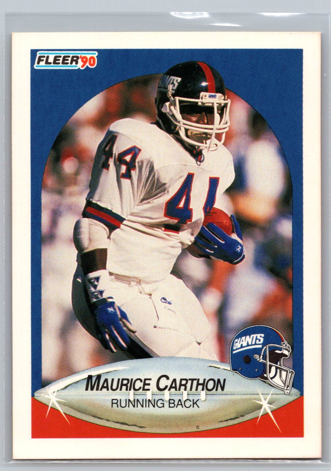 Maurice Carthon 1990 Fleer FOOTBALL #65 New York Giants | eBay