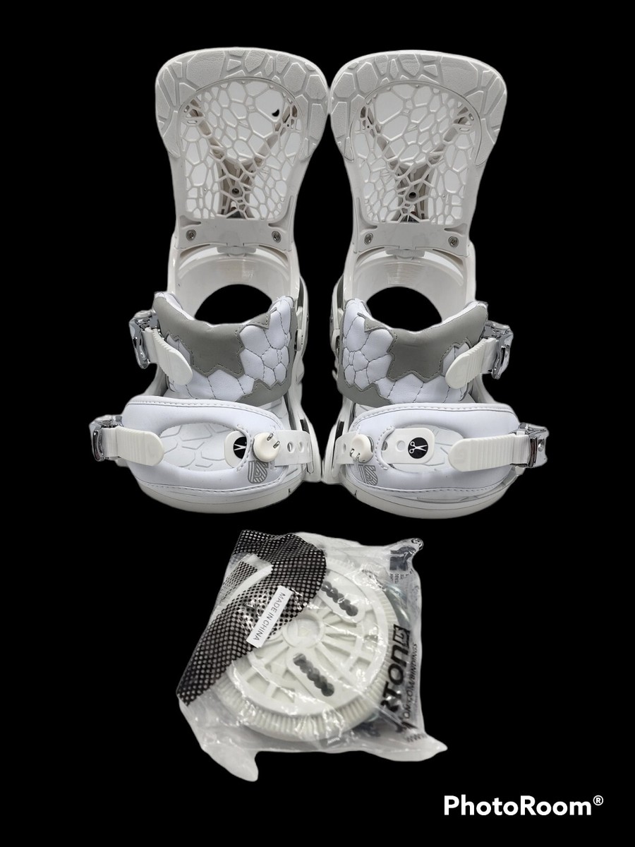 Burton Triad Bindings White Snowboarding Skiing Winter Burton Triad Bindings White Snowboarding Skiing Winter