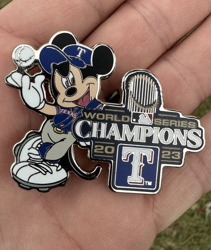 Disney/Mickey Mouse-Texas Rangers 2023 World Series Trading Pin | eBay