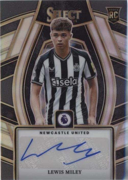 2023-24 Panini Select Premier League - Select Signatures Lewis Miley # ...