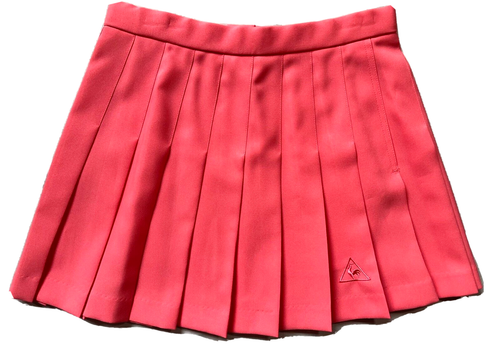 Le Coq Sportif Coral Pink Pleated Skirt Pocket Women's 10 Golf Tennis ...