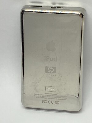 40gb Back Panel Rear Cover for iPod Classic 4th Gen A1059 "HP Edition ...