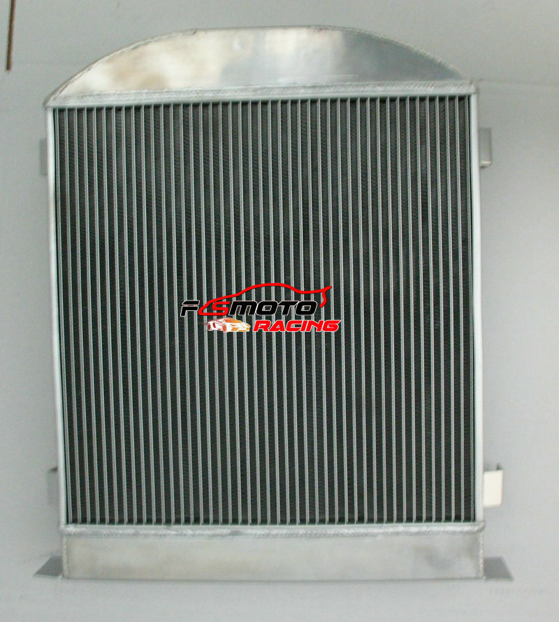 62mm 3 Row All Aluminum Radiator For Ford Chopped Ford Engine AT/MT ...