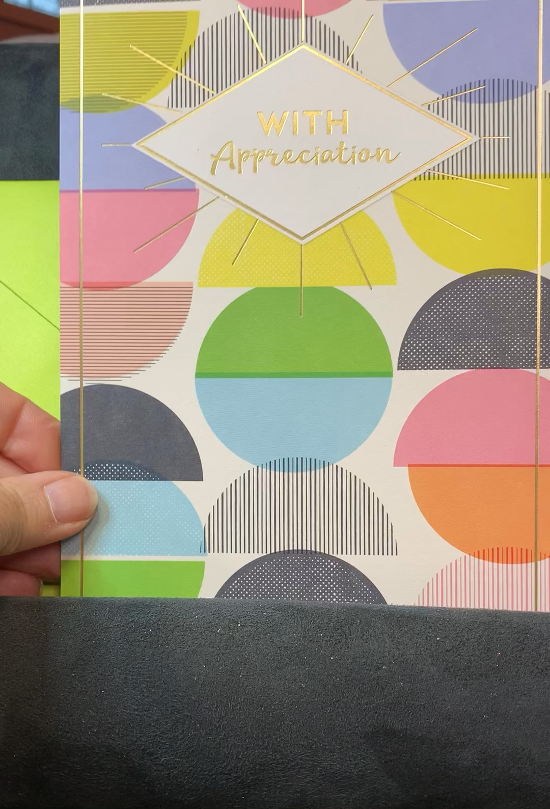Thank You With Appreciation Card! Hallmark Large Card Great for Office ...