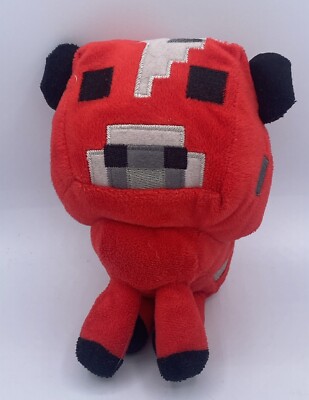 Minecraft Mooshroom Baby Red Animal Plush Toy Overworld MOJANG Plush | eBay