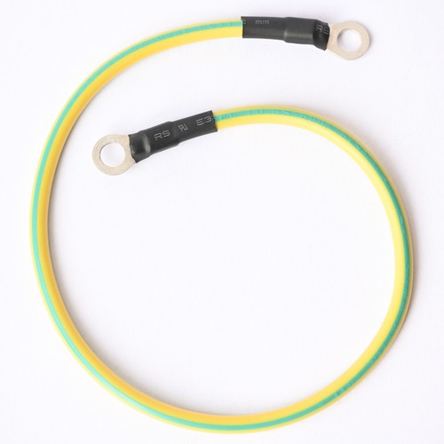 4mm² earth wire cable with M5 ring lugs terminals each end. | eBay UK