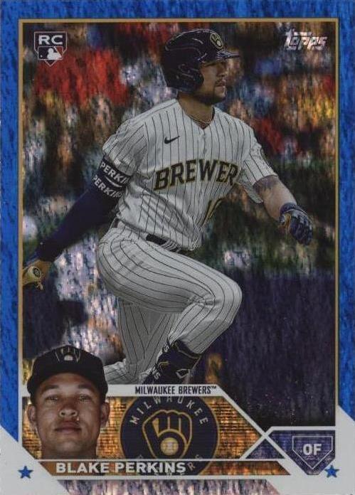 2023 Topps Update Series - Blake Perkins #US242 Blue Foil /999 (RC) for ...