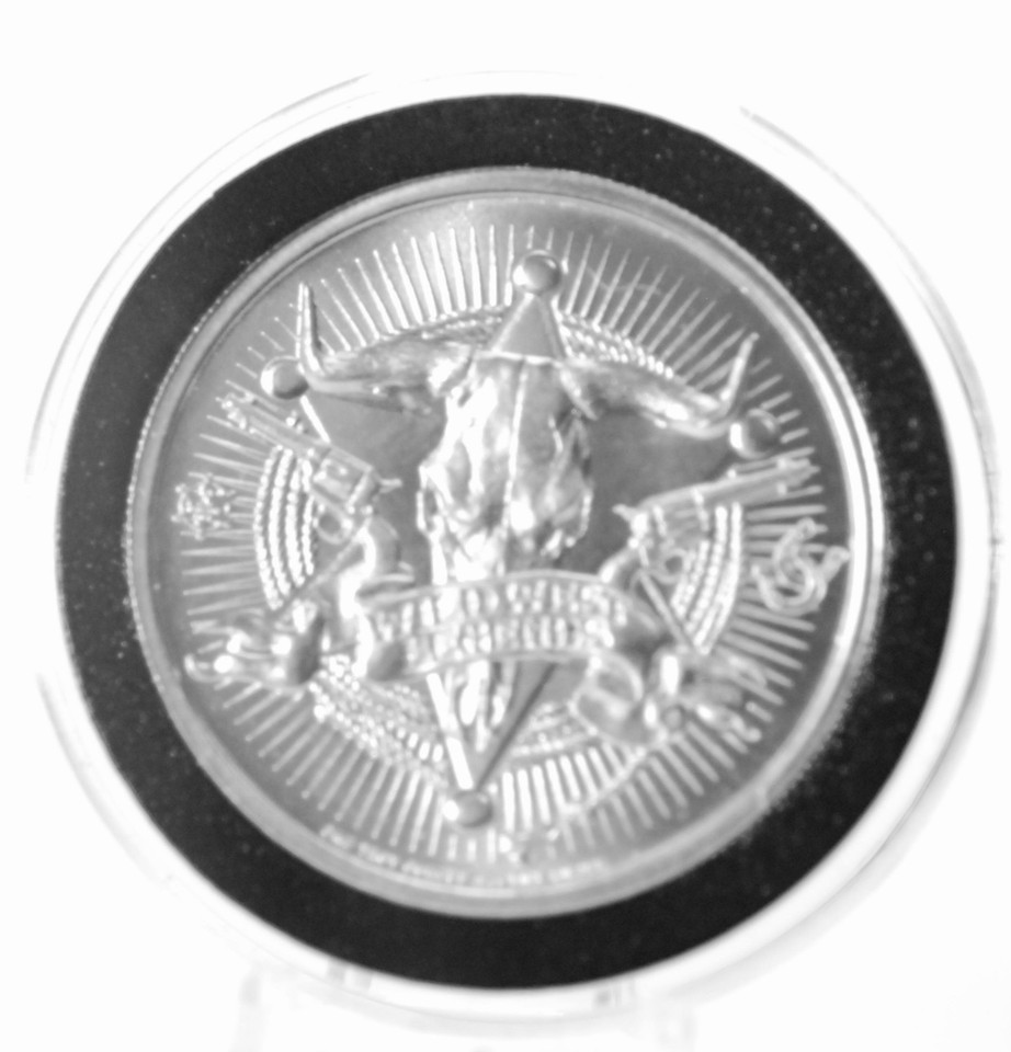 INTAGLIO MINT 1oz HIGH RELIEF .999 FINE SILVER ROUND GEM BU IN CAPSULE ...