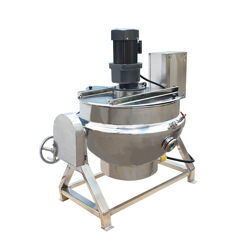 100L / 26.5 Gal Steam Jacketed Kettle with Scraper Incline Boiler ...