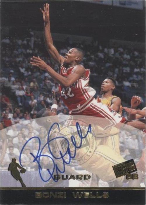 1998 Press Pass - Autographs Bonzi Wells (AU, RC) for sale online | eBay