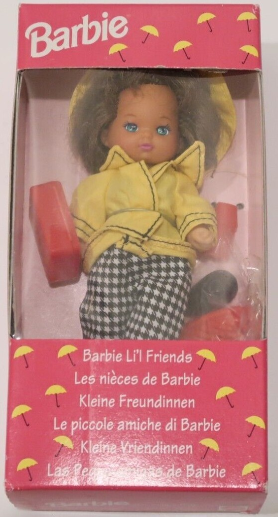 Vintage Mattel 1993 Barbie Li'l Friends - European Version RARE HTF 4 ...