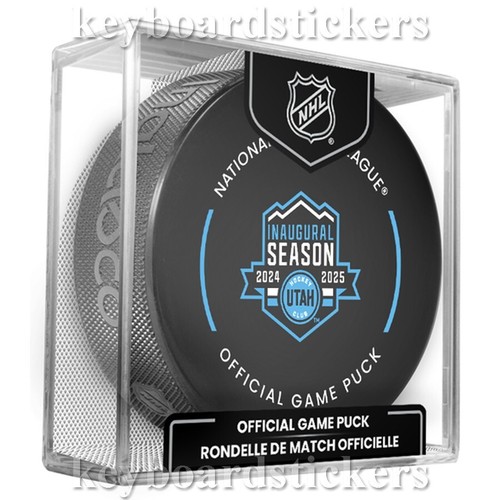2024-2025 Utah Hockey Club Inaugural Season Team Official Game Puck w ...