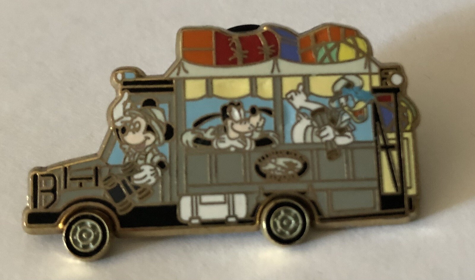 Mickey Donald Goofy Safari Bus W/ Moving Wheels Disney Pin | eBay