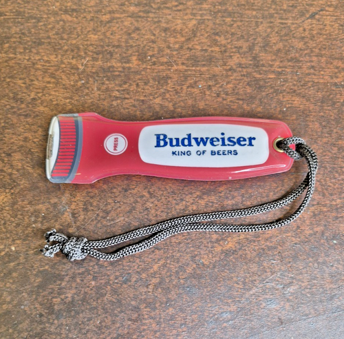 Budweiser King of Beers Puffer Squeeze Light Beer Flashlight w\ Magnet ...