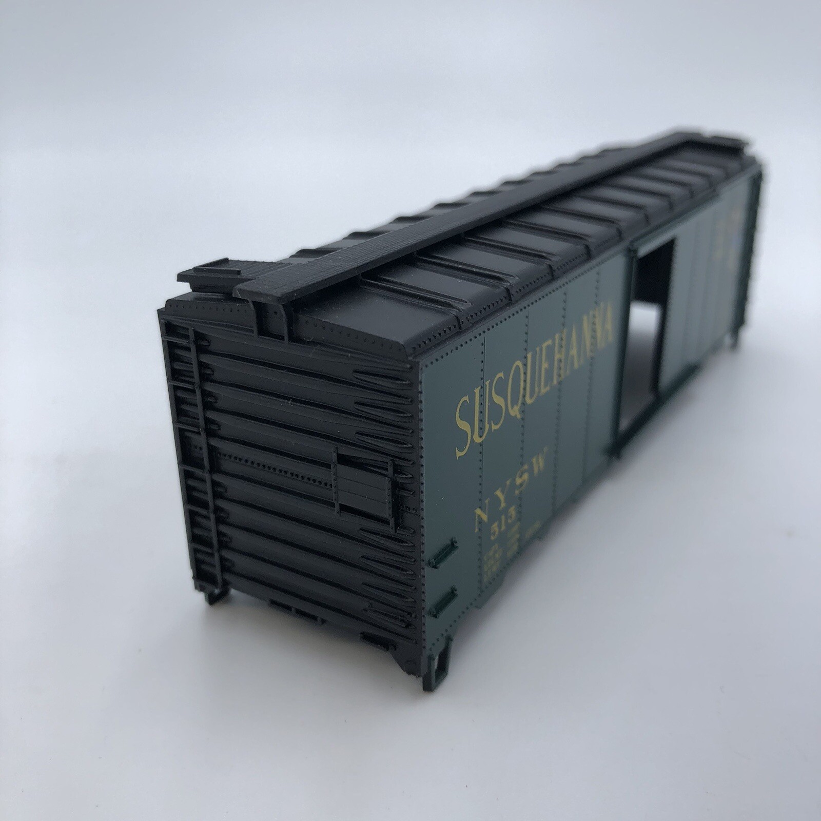 HO Scale Athearn Bev-Bel #327-8 Custom NYSW "Susie Q" 40' Box Car ...