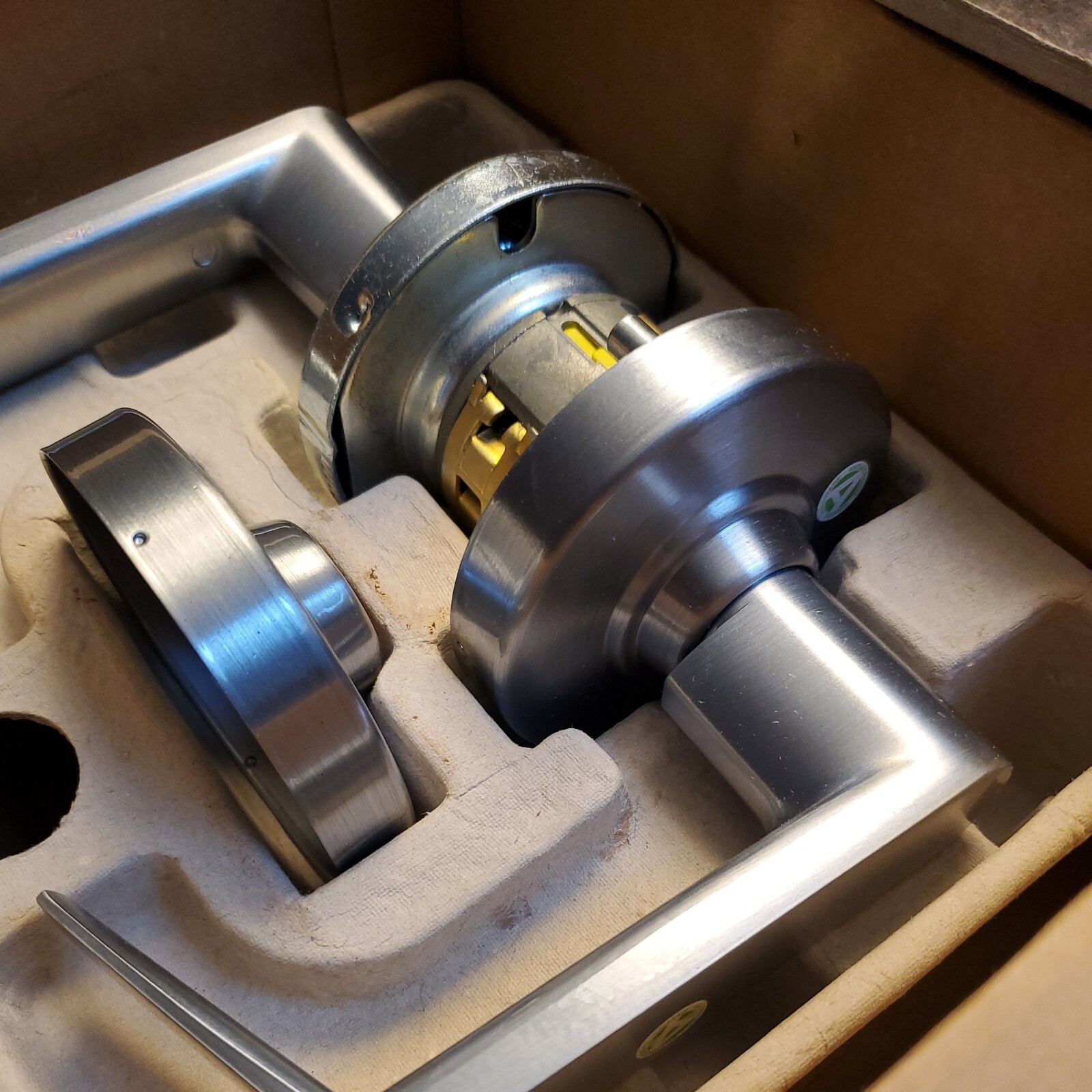 Schlage ND10S RHO 626 Passage Door Lever - Silver for sale online | eBay