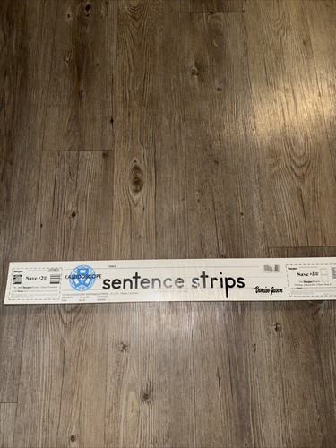 100-Pack Lined Colored Sentence Strips for Classroom & Boards, 5 Colors ...