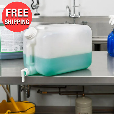 Commercial Grade Gallon Plastic Dispensing Container Kitchen Easy Pour ...