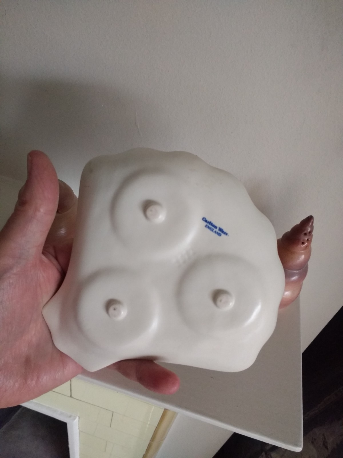 Vintage Carlton Ware SHELL CRUET SET - Salt & Pepper + Mustard Pot ...