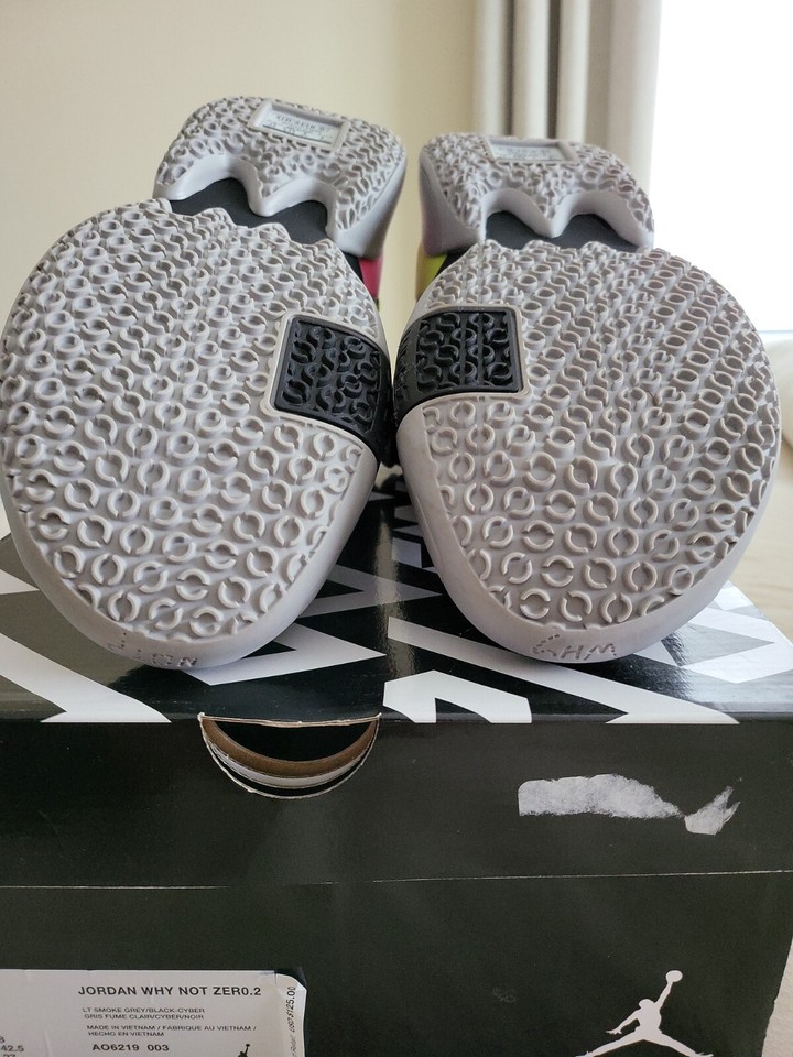 Nike Air Jordan Why Not Zer0.2 I Don't Care Russell Westbrook sz 9 Worn ...