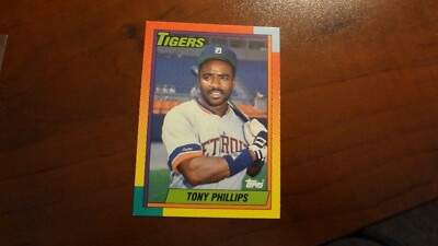 1990 TOPPS # 95T TONY PHILLIPS BASEBALL CARD | eBay