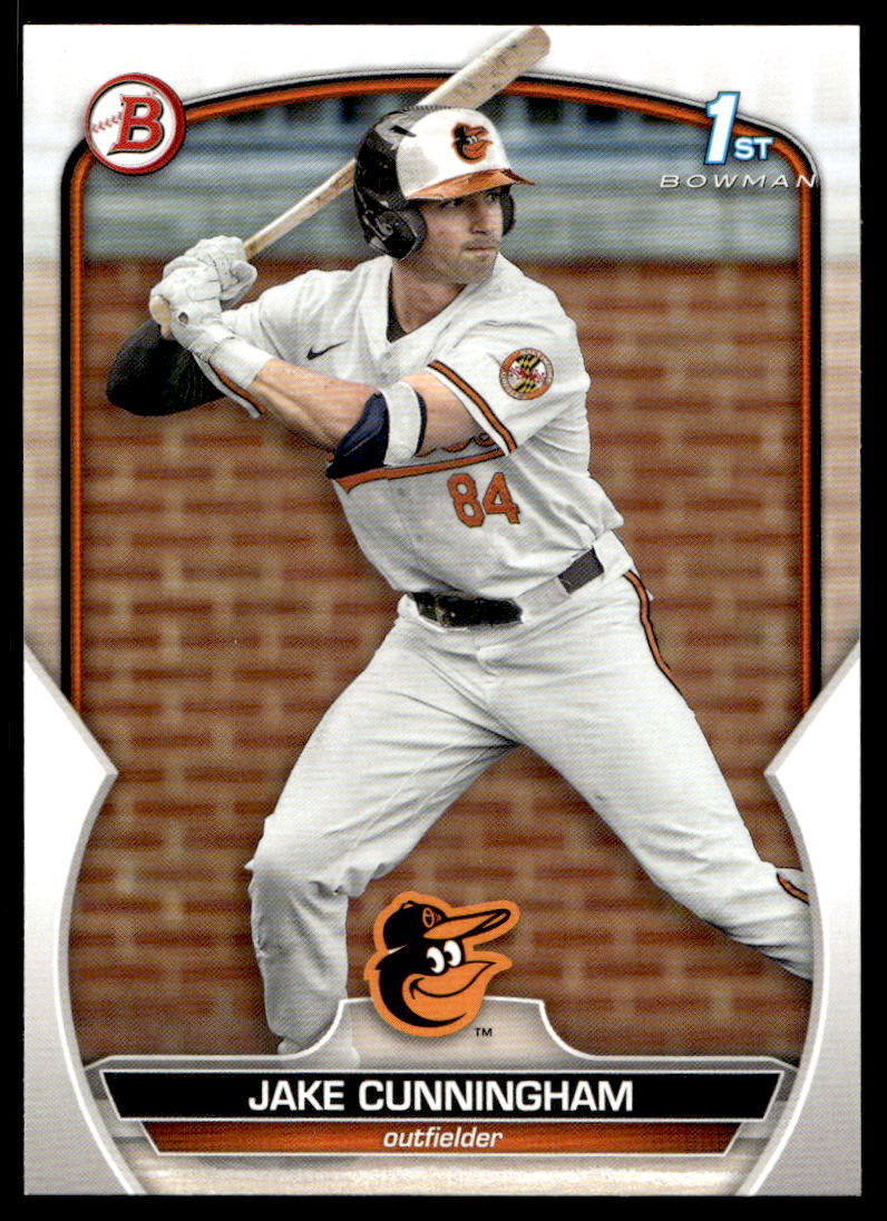 Jake Cunningham 2023 Bowman Draft BD-198 Baltimore Orioles Baseball ...
