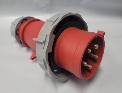 QX300 Industrial Extension Plug 400V 32AMP 5 PIN IP67 6H IEC309 | eBay ...