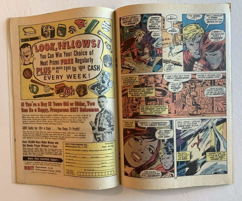 1972 Marvel, " Marvel Feature " # 6, featuring The Ant-Man, FN, BX78 | eBay