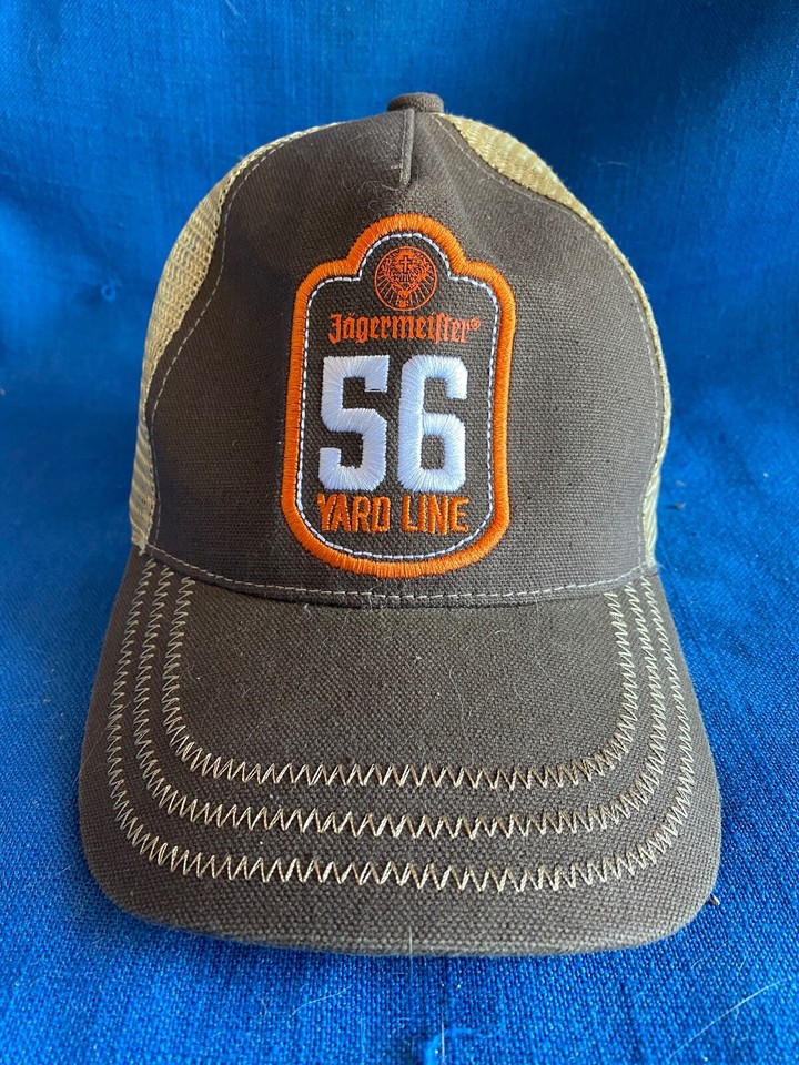 Jagermeister 56 Yard Line Trucker Hat Snapback Cap Embroidered NWOT OSF ...
