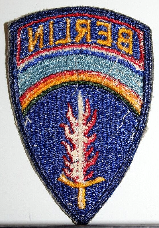 US Army Berlin Full Color Crest Badge Insignia Emblem Patch | eBay