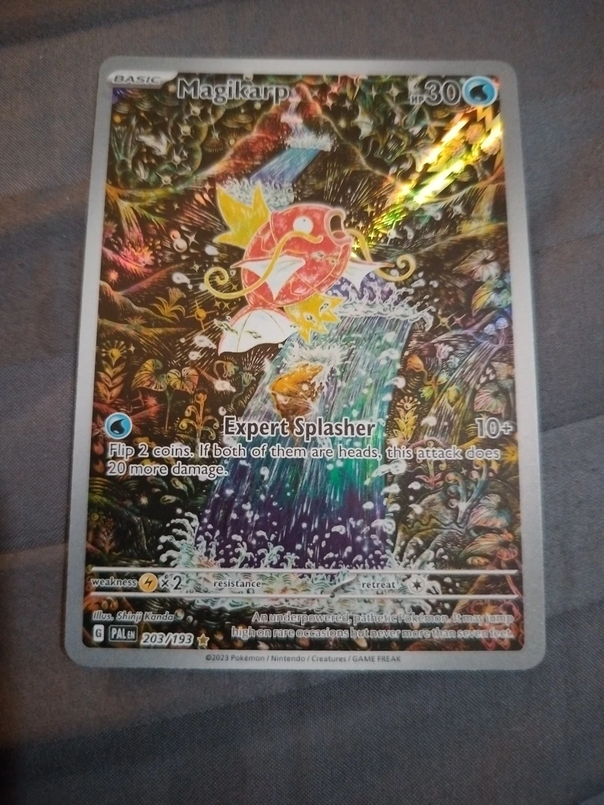 Magikarp 2023 Scarlet & Violet: Paldea Evolved #203/193 Illustration ...