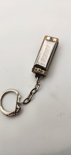 Vintage Mini Aerosmith Harmonica Keychain Hohner Brand Plays 4 Notes ...