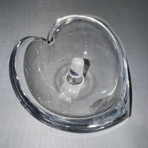 Nambe Heart Shaped Lead Crystal Ring Holder #5325 Retired (6) | eBay