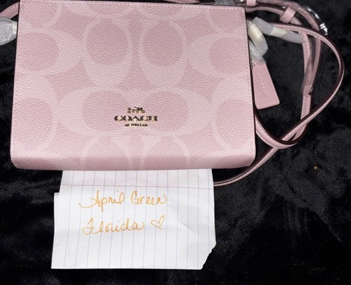 COACH Signature Crossbody handbag In Powder Pink | eBay