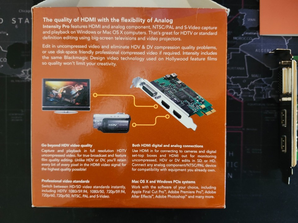 Blackmagic Design Intensity Pro HDMI and Analog HD SD Video Capture ...