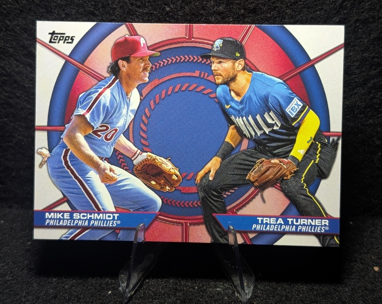 Mike Schmidt / Trea Turner 2025 Topps #DD-12 Dynamic Duals ...