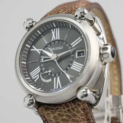 *MINT* SEIKO GALANTE 5R66-0AB0 SBLA003 GMT Power Reserve Spring Drive ...