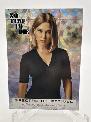 James Bond No Time to Die SPECTRE OBJECTIVES Foil Chase Card SOS-8 Lea ...