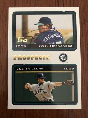 2005 Topps Felix Hernandez Autographed Rookie Card | eBay
