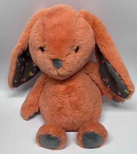 B. Softies Toys Plush Bunny Happyhues Coral Cutie Orange Rabbit Lovey ...