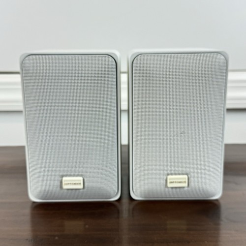Optimus Pro-X44AV Pair Bookshelf Speakers White Tandy Radioshack Tested ...