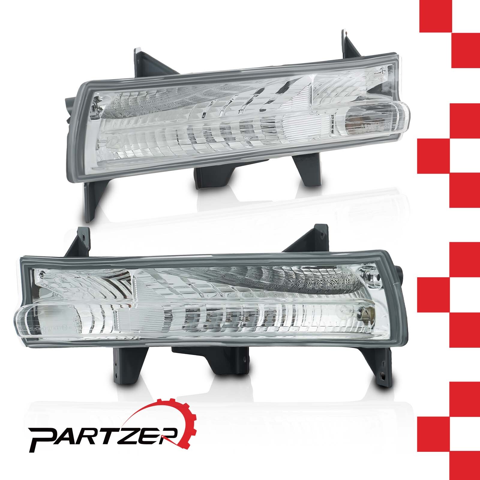 Pair Front Bumper Fog lamps Parking Lights 55112720AB For 2018-2021 ...