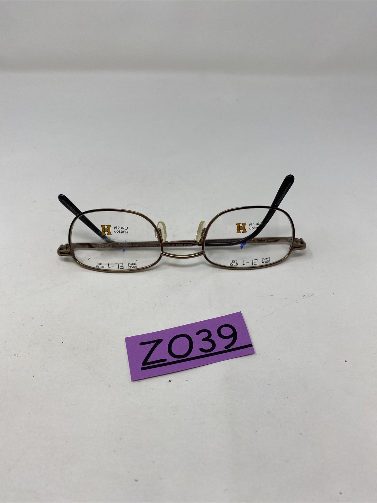 Hudson Optical Eyeglasses Frame EL-1 Z87-2 S/SHIELD PSS-85 Brown Full ...