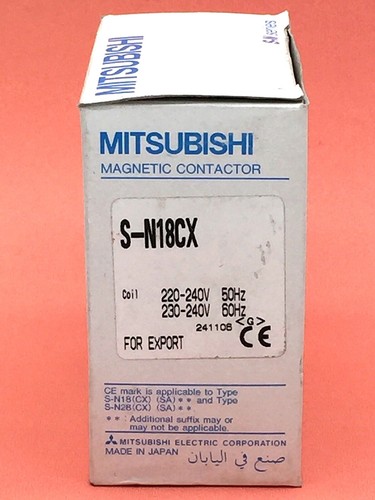 1PC New Mitsubishi Contactor S-N18CX 220VAC Expedited shipping | eBay