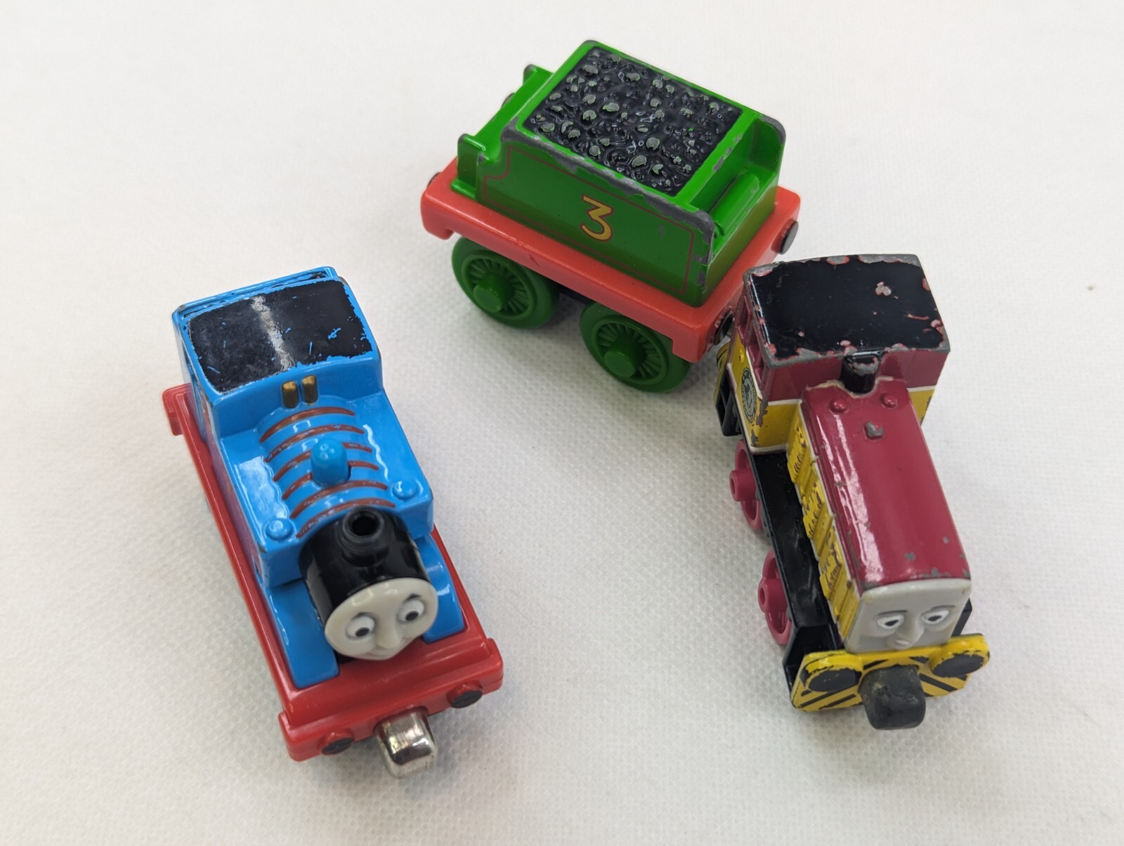 Thomas & Friends LOT x 3 = Thomas + Dart + Cargo (2004), Die Cast Metal ...