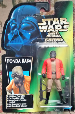 Star Wars Ponda Baba with blaster pistol & rifle, Kenner 1997 Rare ...