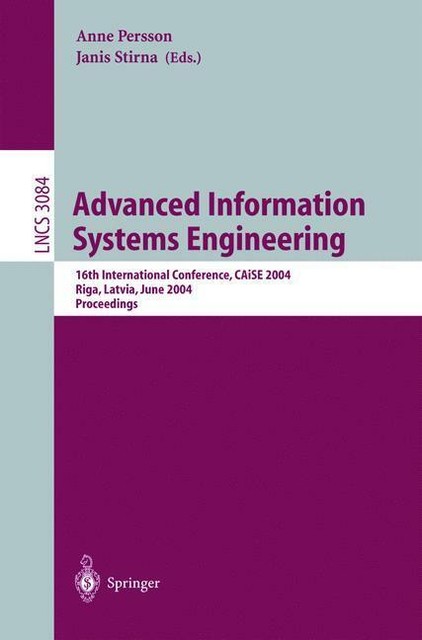 Advanced Information Systems Engineering von Janis Stirna Anne Persson ...