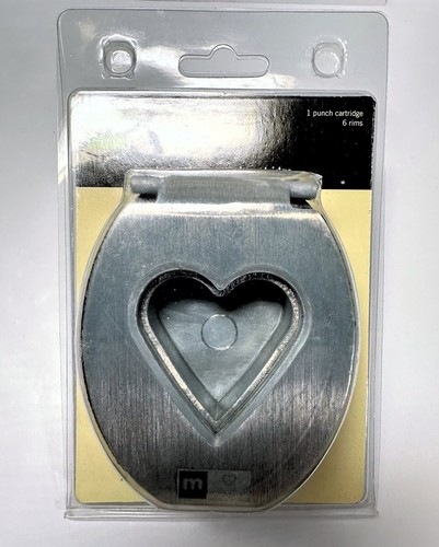 Heart Tag Maker, Medium Punch Cartridge by Making Memories with 6 Rims ...