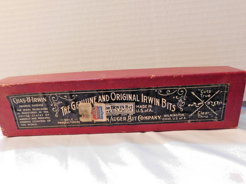 Vintage Chas H Irwin Micro Dial Expansive Bit No. 22 Irwin Auger Bit ...